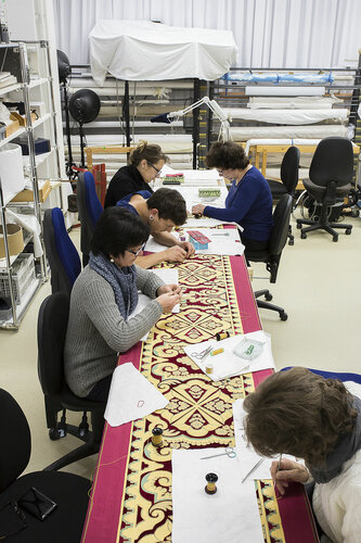 Textilmanufaktur der BURG rekonstruierte textile Ausstattung des ...