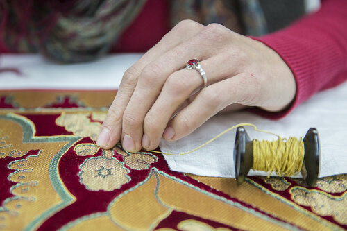 Textilmanufaktur der BURG rekonstruierte textile Ausstattung des ...